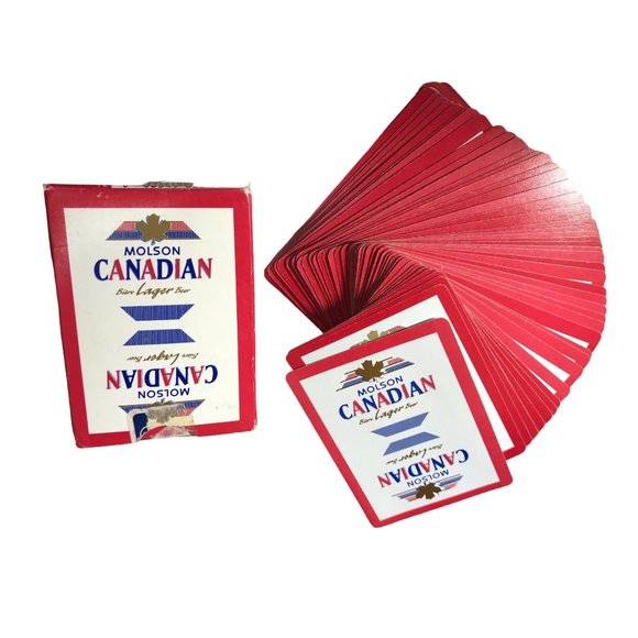 International Playing Cards | Toys | Molson Canadian Beer Poker Cigar ...